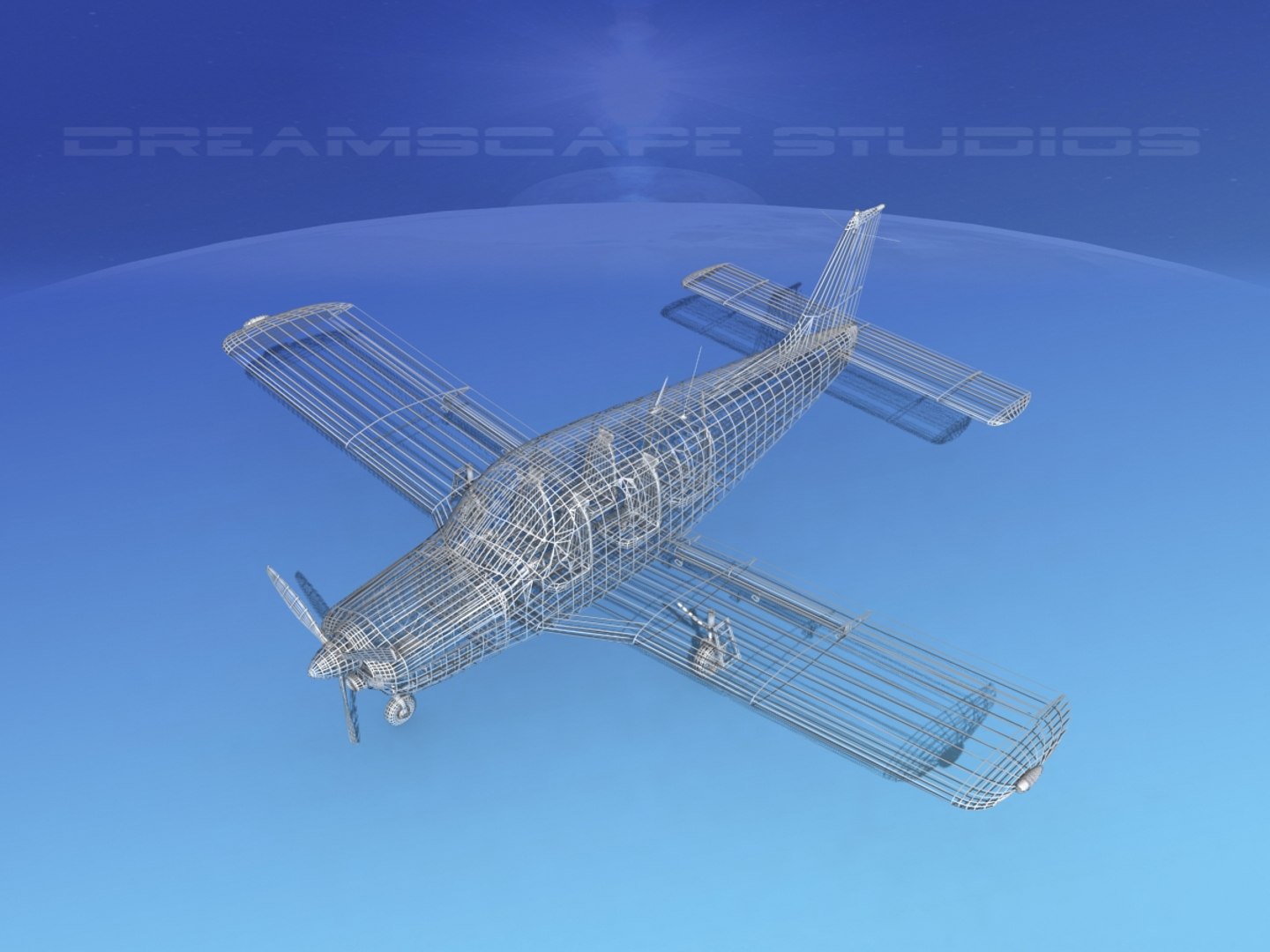 3d model propeller piper turbo arrow