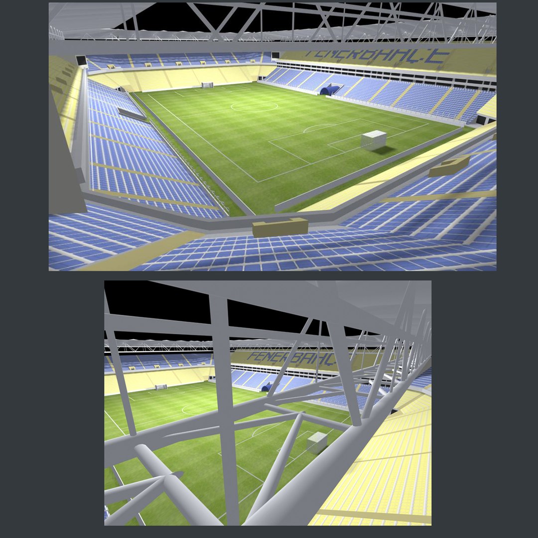 3d Model Kr Stadium Football