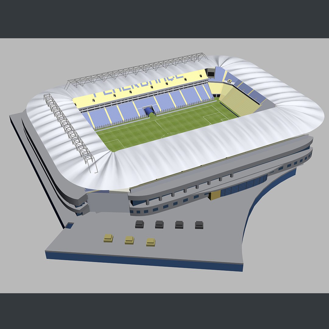 3d Model Kr Stadium Football
