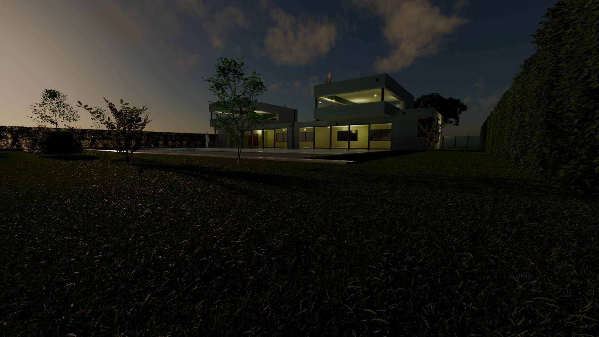 Architectural House - TurboSquid 2288206