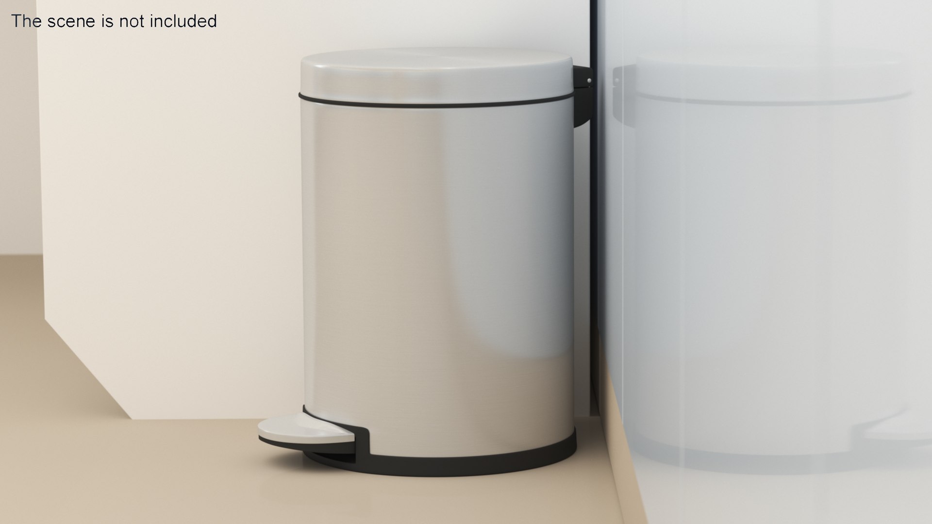 3D Round Step Garbage Can - TurboSquid 2162021