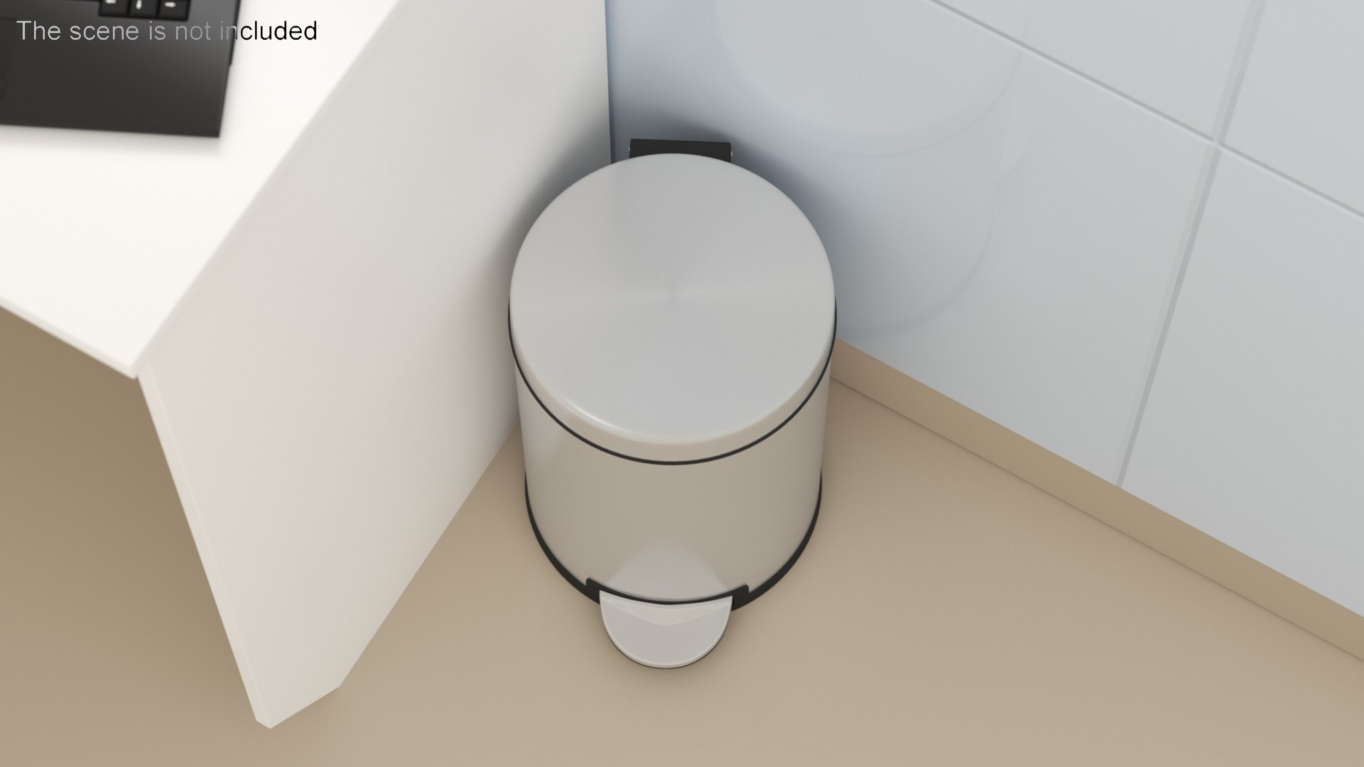 3D Round Step Garbage Can - TurboSquid 2162021