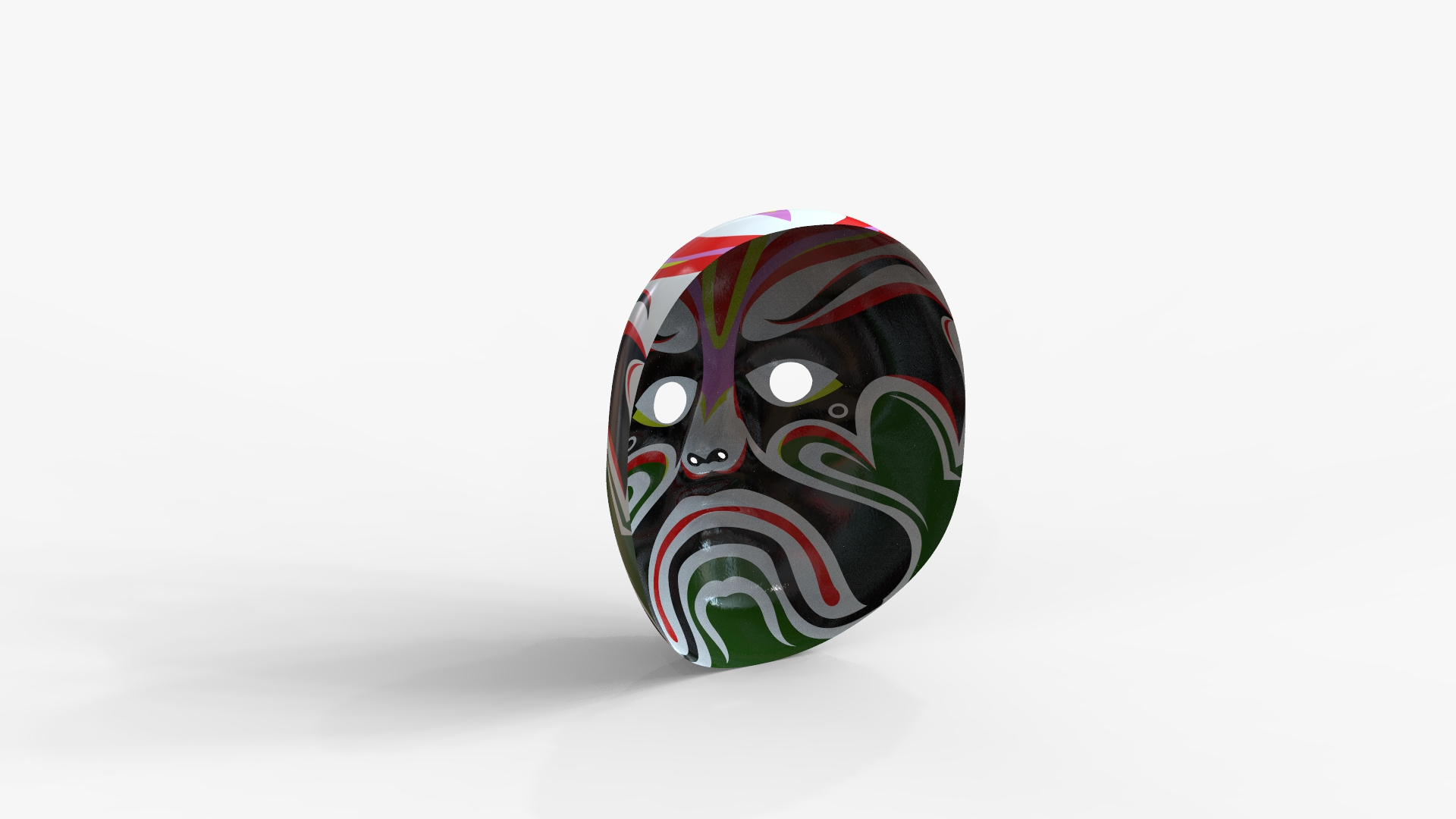 3D Chinese Opera Mask Model - TurboSquid 1987285