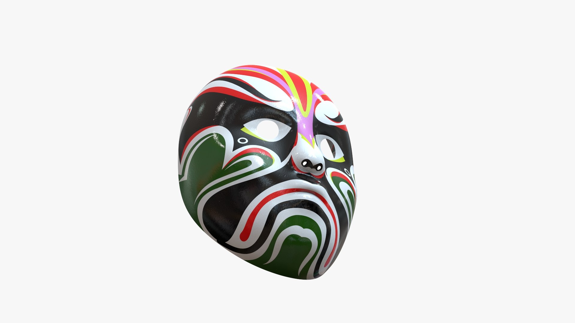 3D Chinese Opera Mask Model - TurboSquid 1987285