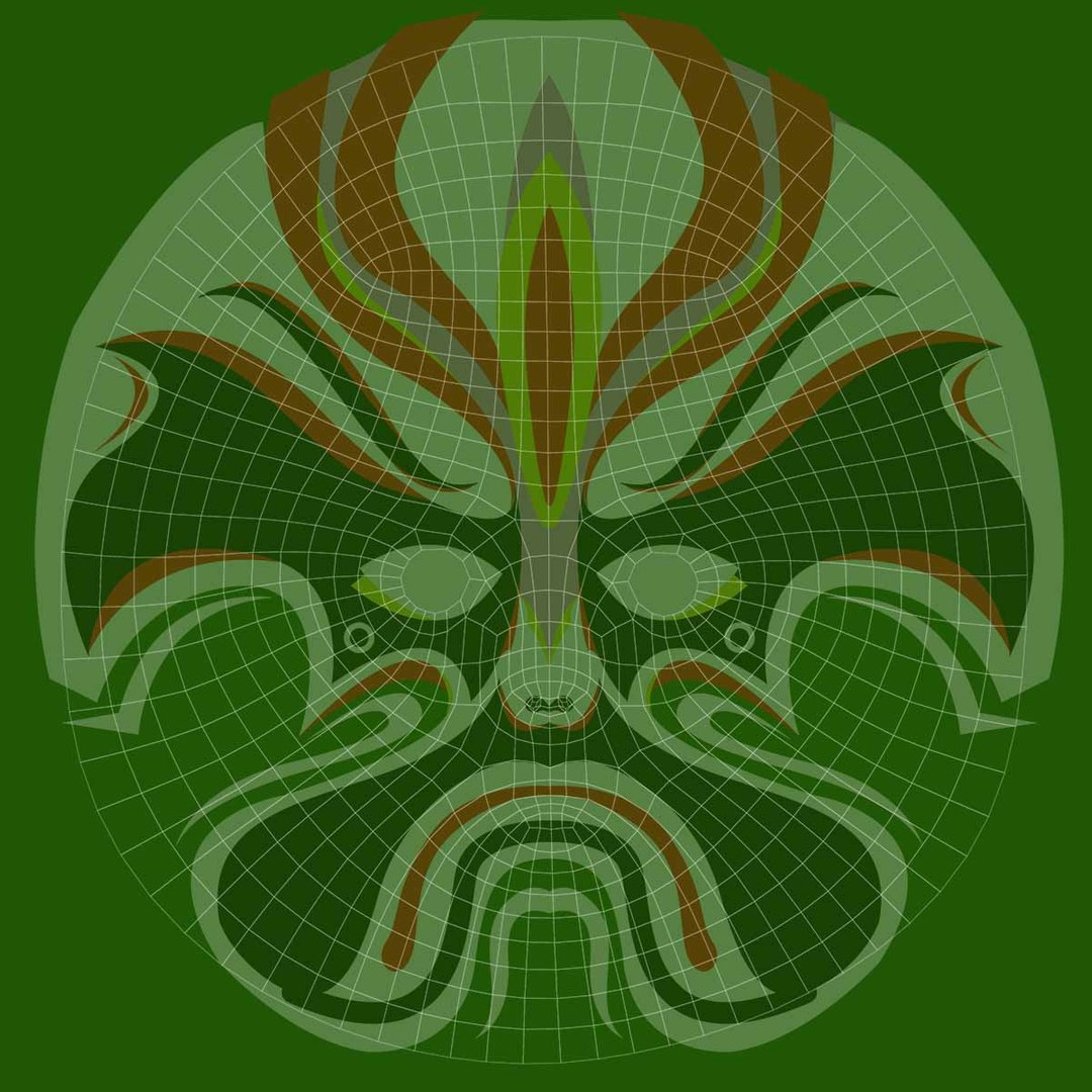 3D Chinese Opera Mask Model - TurboSquid 1987285