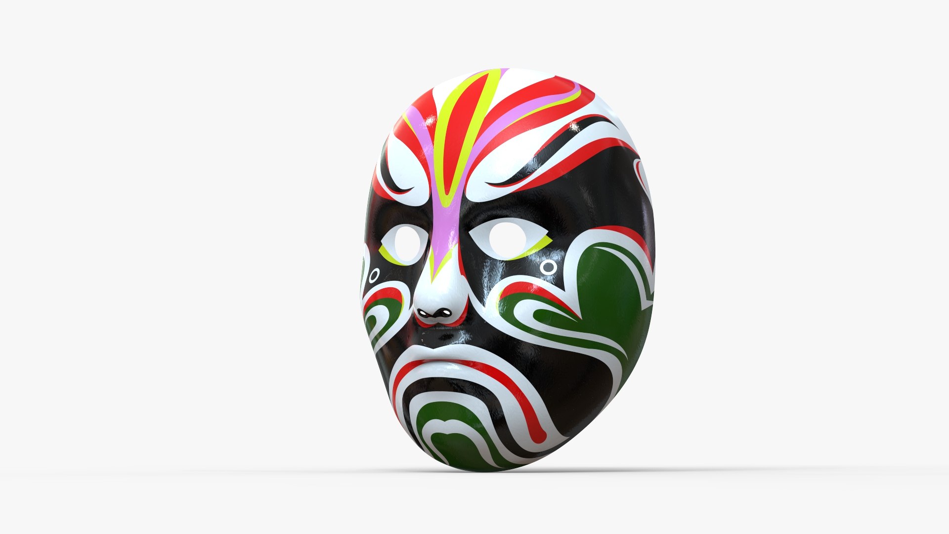 3D Chinese Opera Mask Model - TurboSquid 1987285