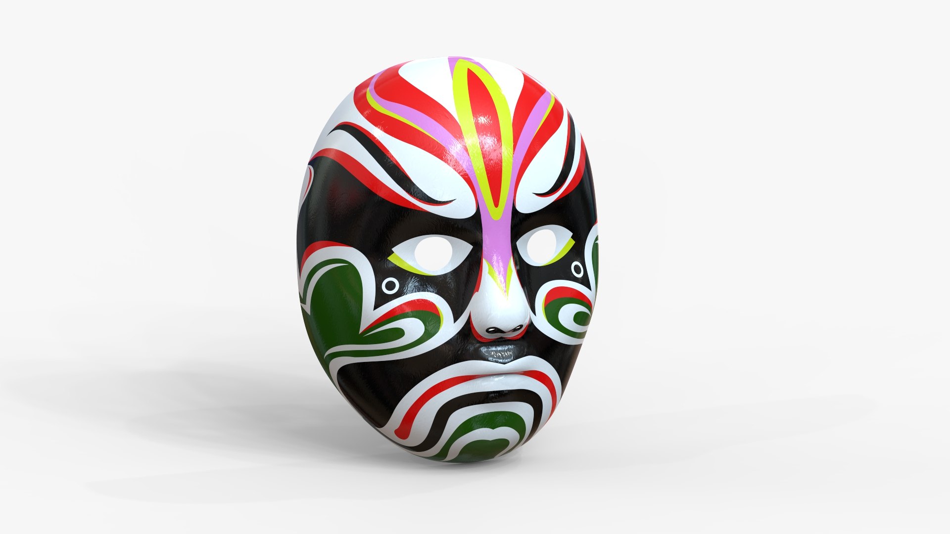 3D Chinese Opera Mask Model - TurboSquid 1987285