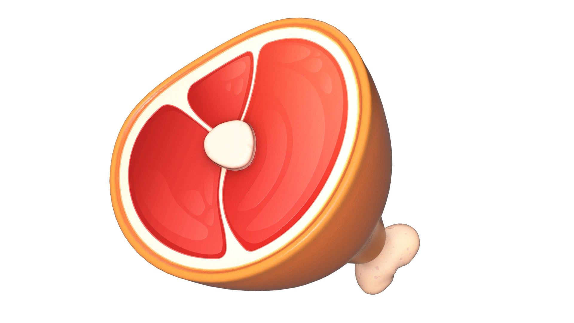 Cartoon Meat 3D Model - TurboSquid 2076190