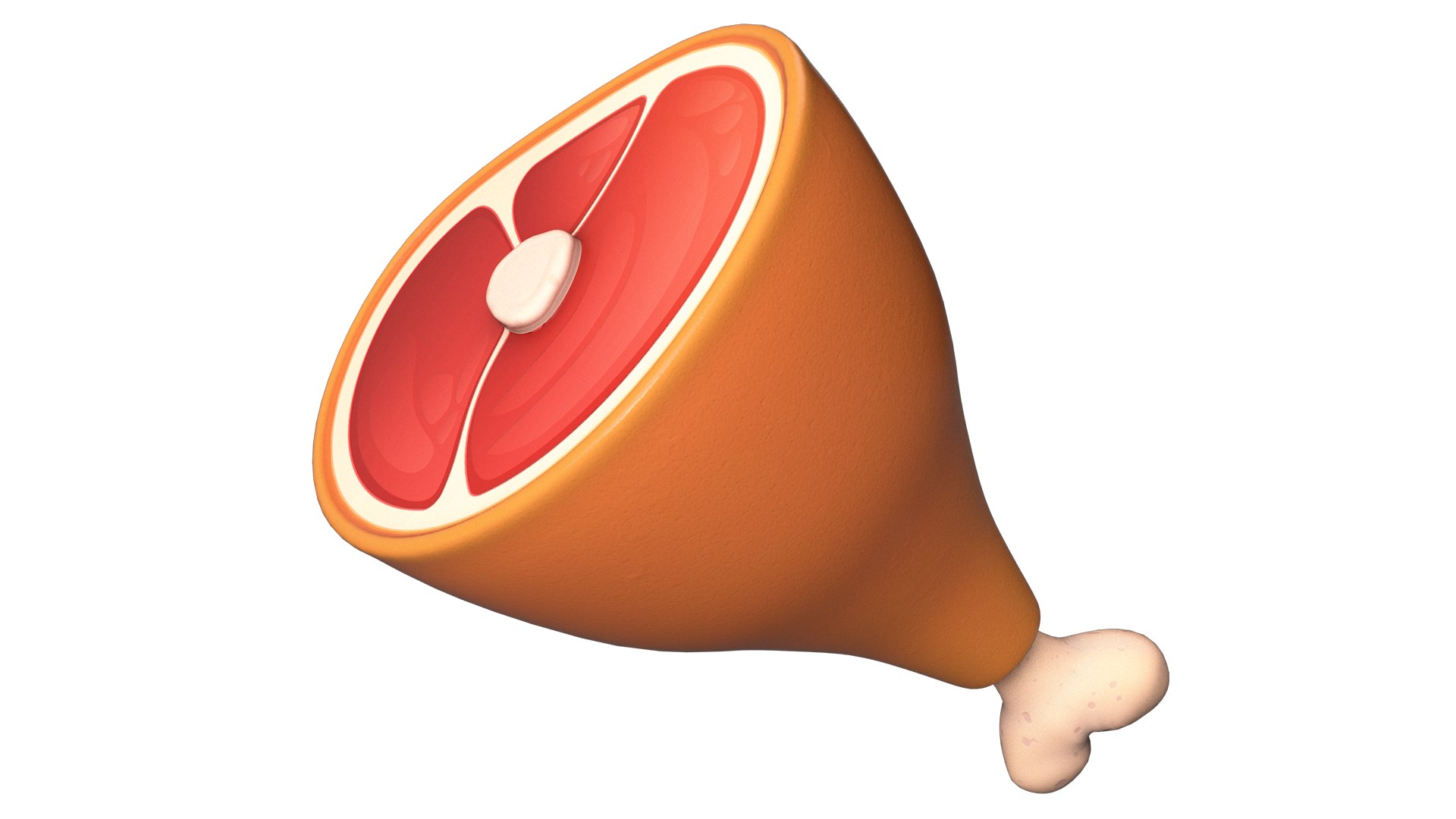 Cartoon Meat 3D Model - TurboSquid 2076190