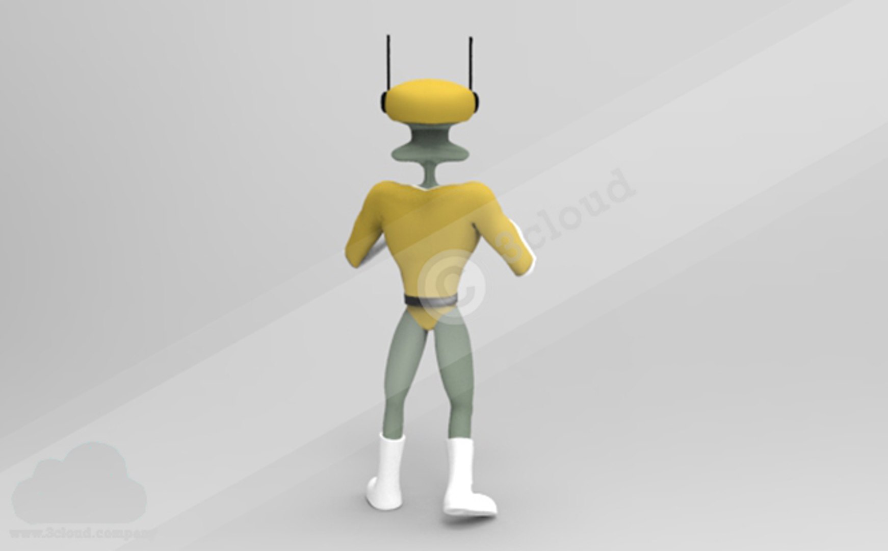 3d Squidward Tentacles Characters Ready