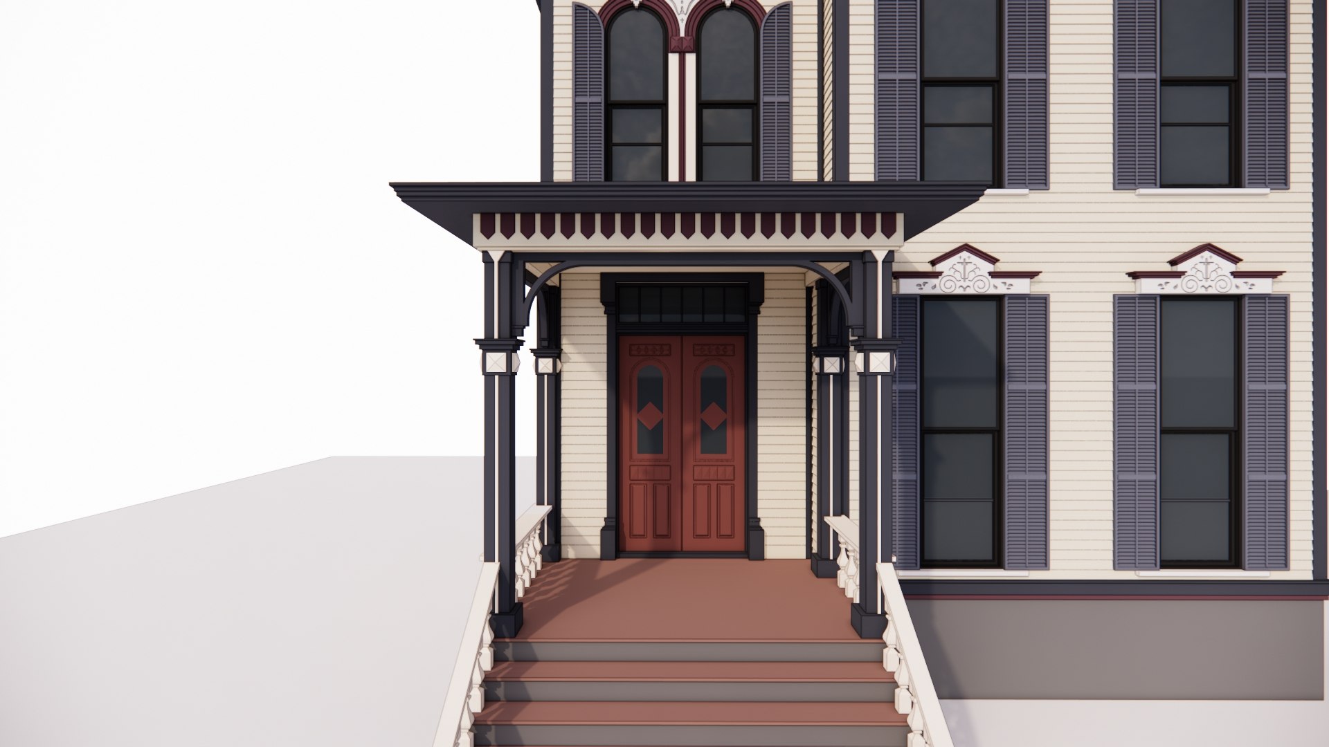 Victorian House 3D Model 3D Model - TurboSquid 2289658