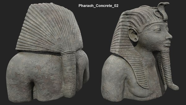Pharaoh Concrete 02 Modelo 3D - TurboSquid 2013102