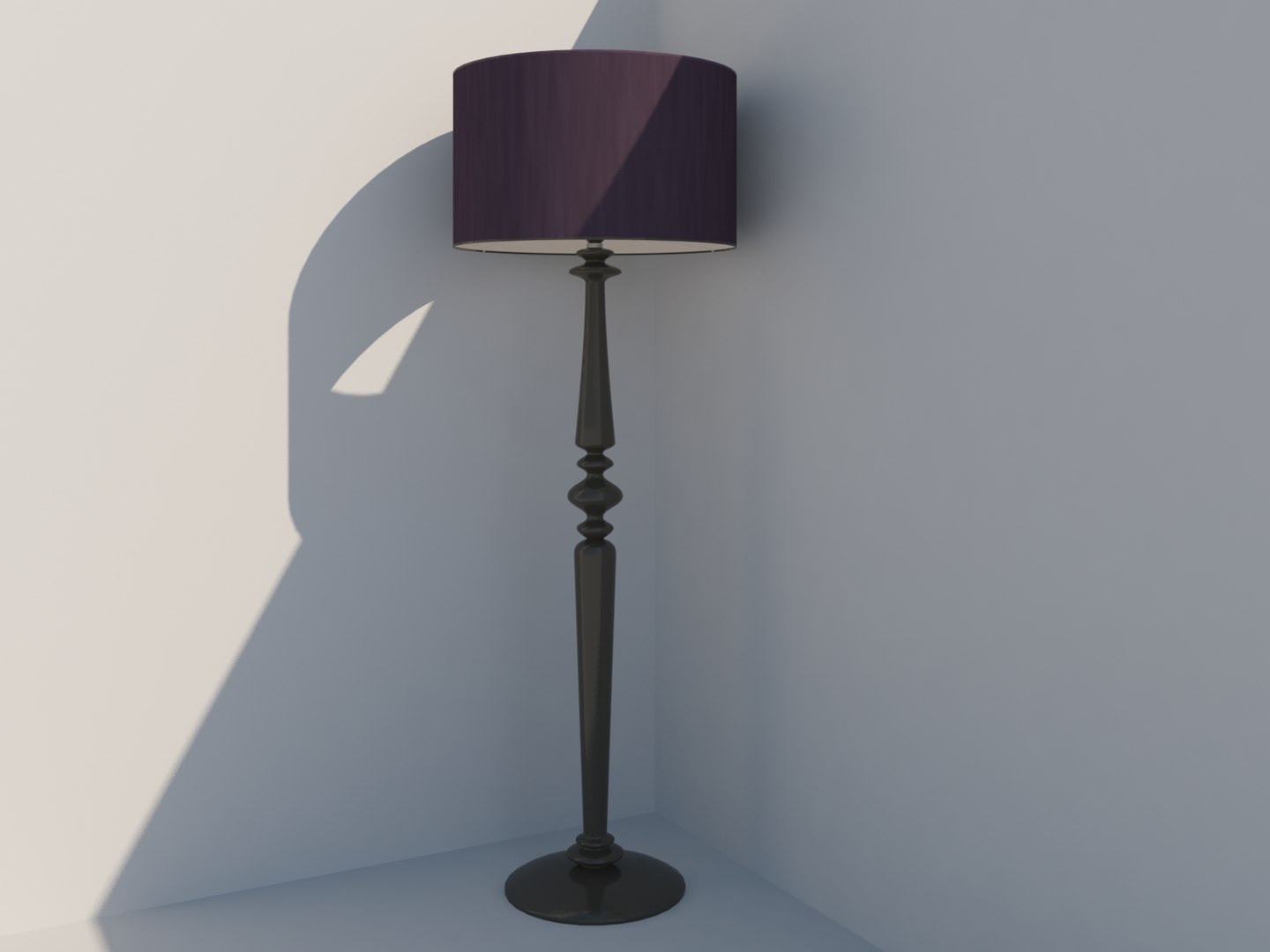3d Model Spindle Floor Lamp
