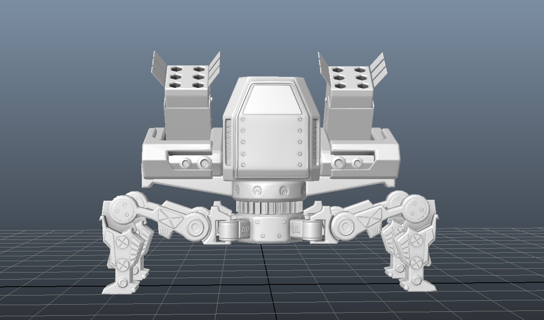 Mecha 3D Model - TurboSquid 1271257