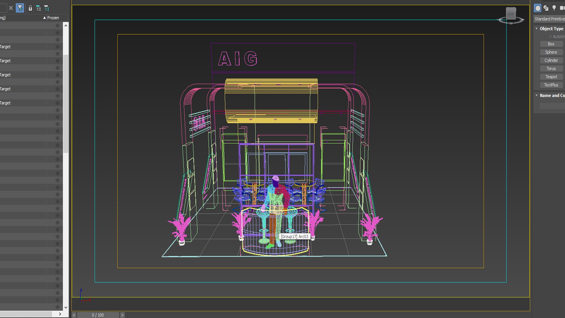 3 Side Open Stand Model - TurboSquid 1995681