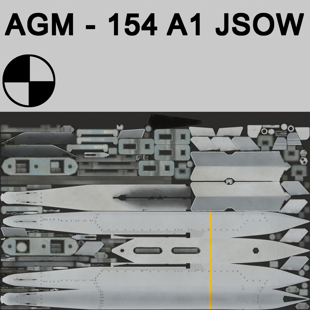3D AGM-154C JSOW - TurboSquid 2294107