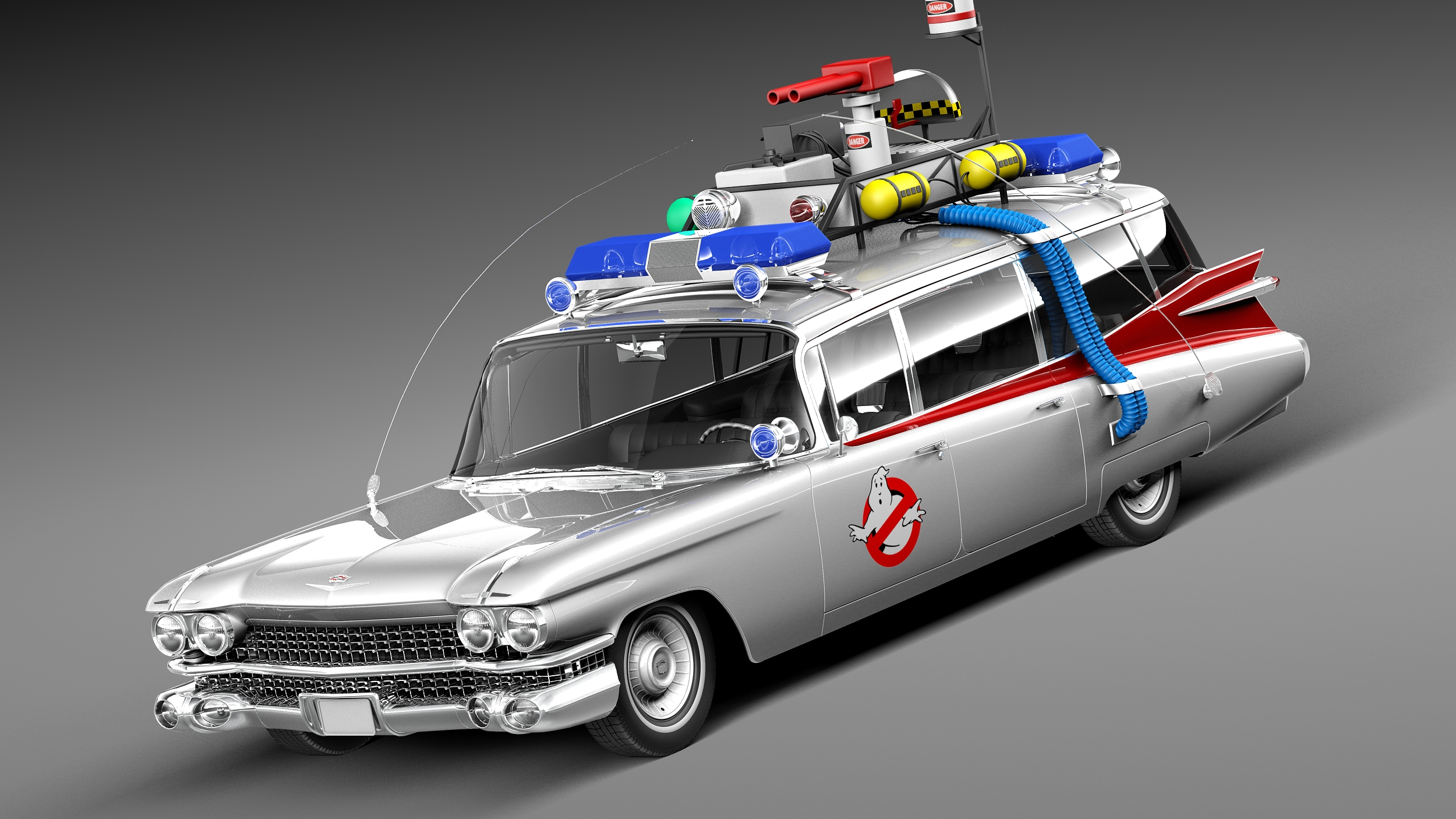 modelo 3d ECTO-1 Ghostbusters car - TurboSquid 1361197