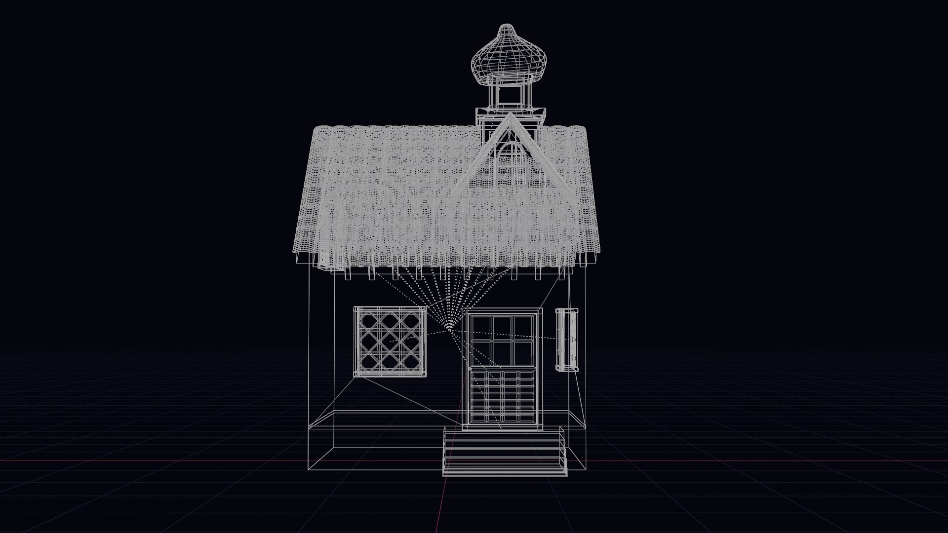 Traditional House 3D Model - TurboSquid 2339058