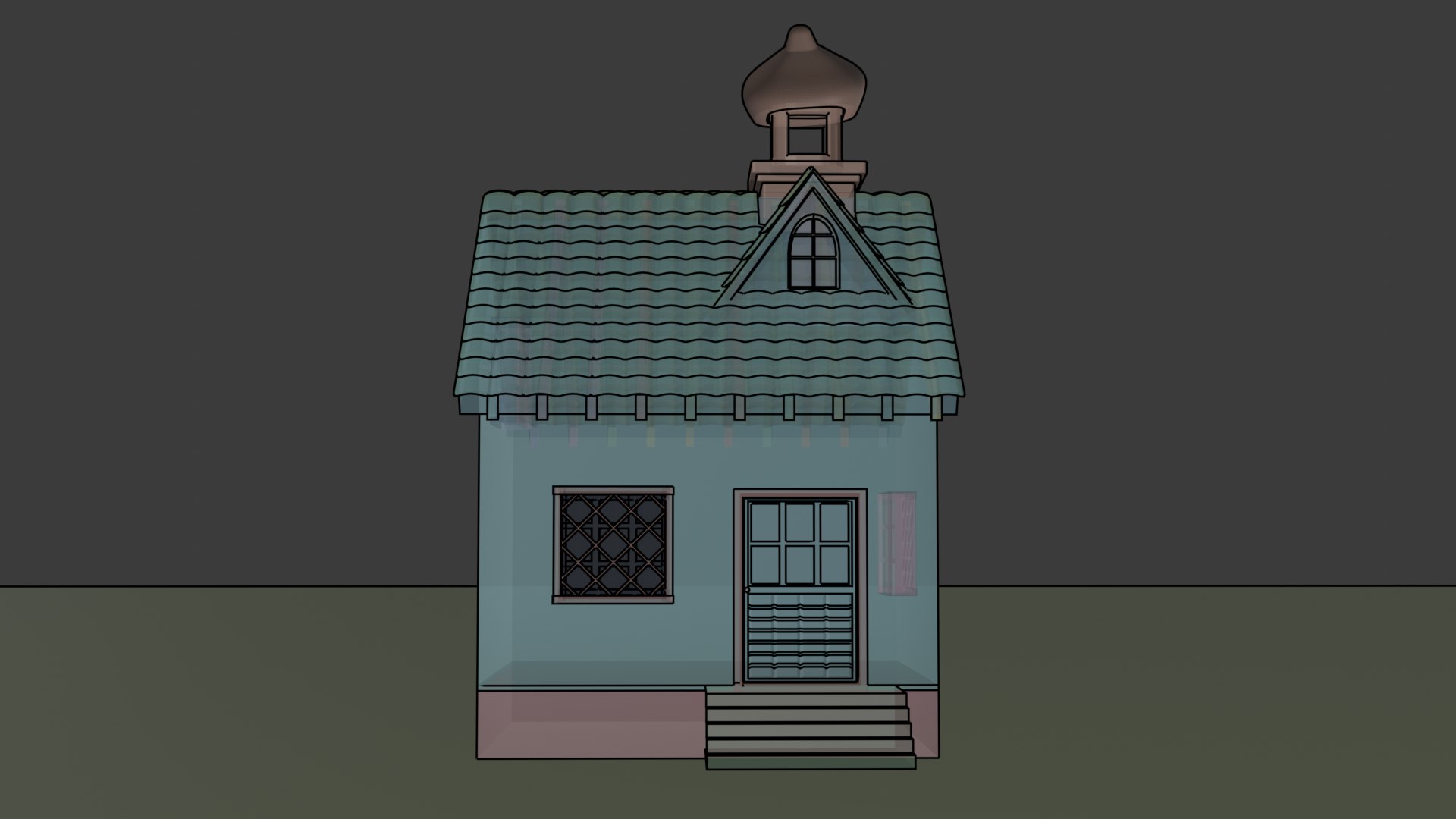 Traditional House 3D Model - TurboSquid 2339058