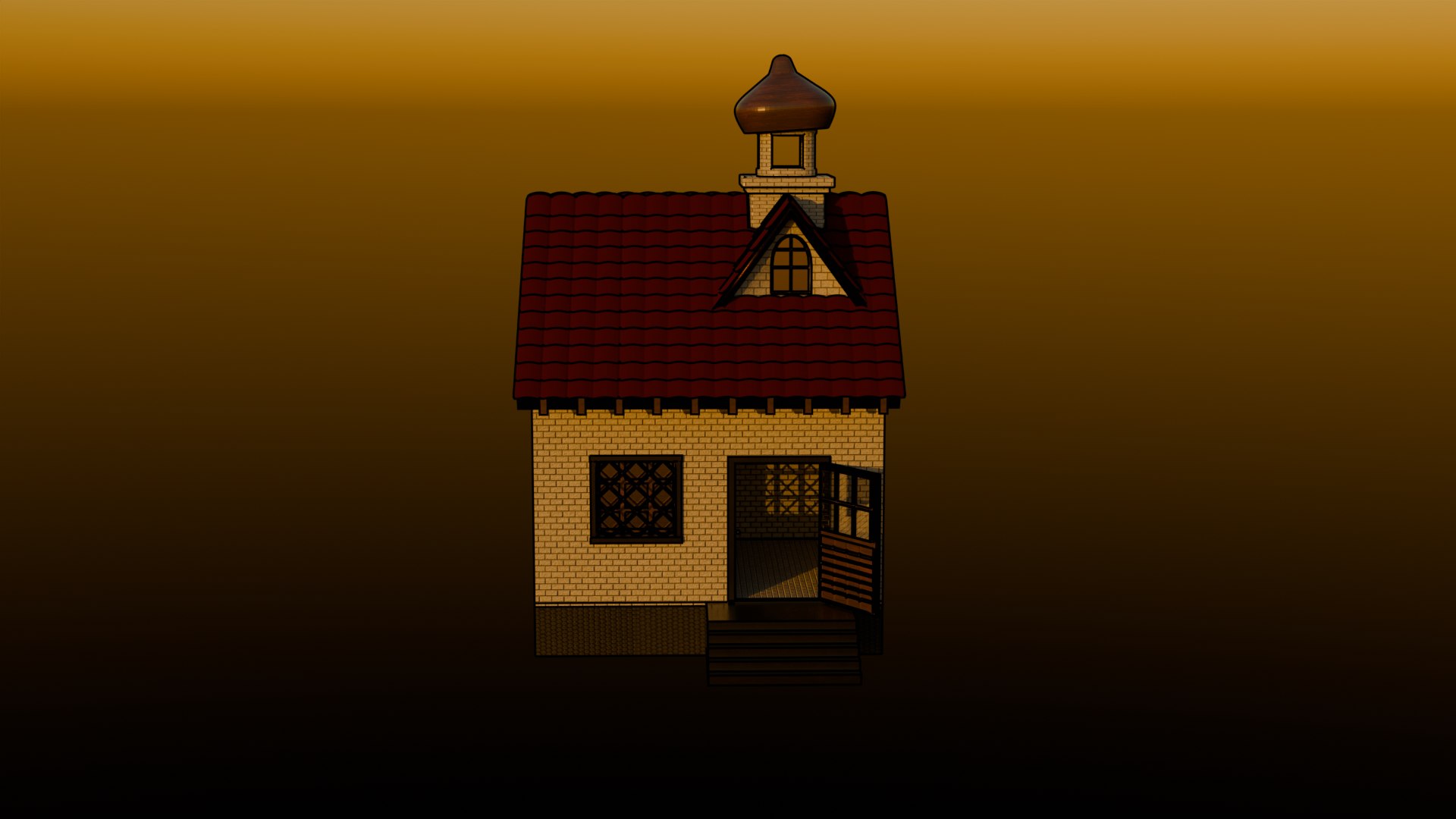 Traditional House 3D Model - TurboSquid 2339058