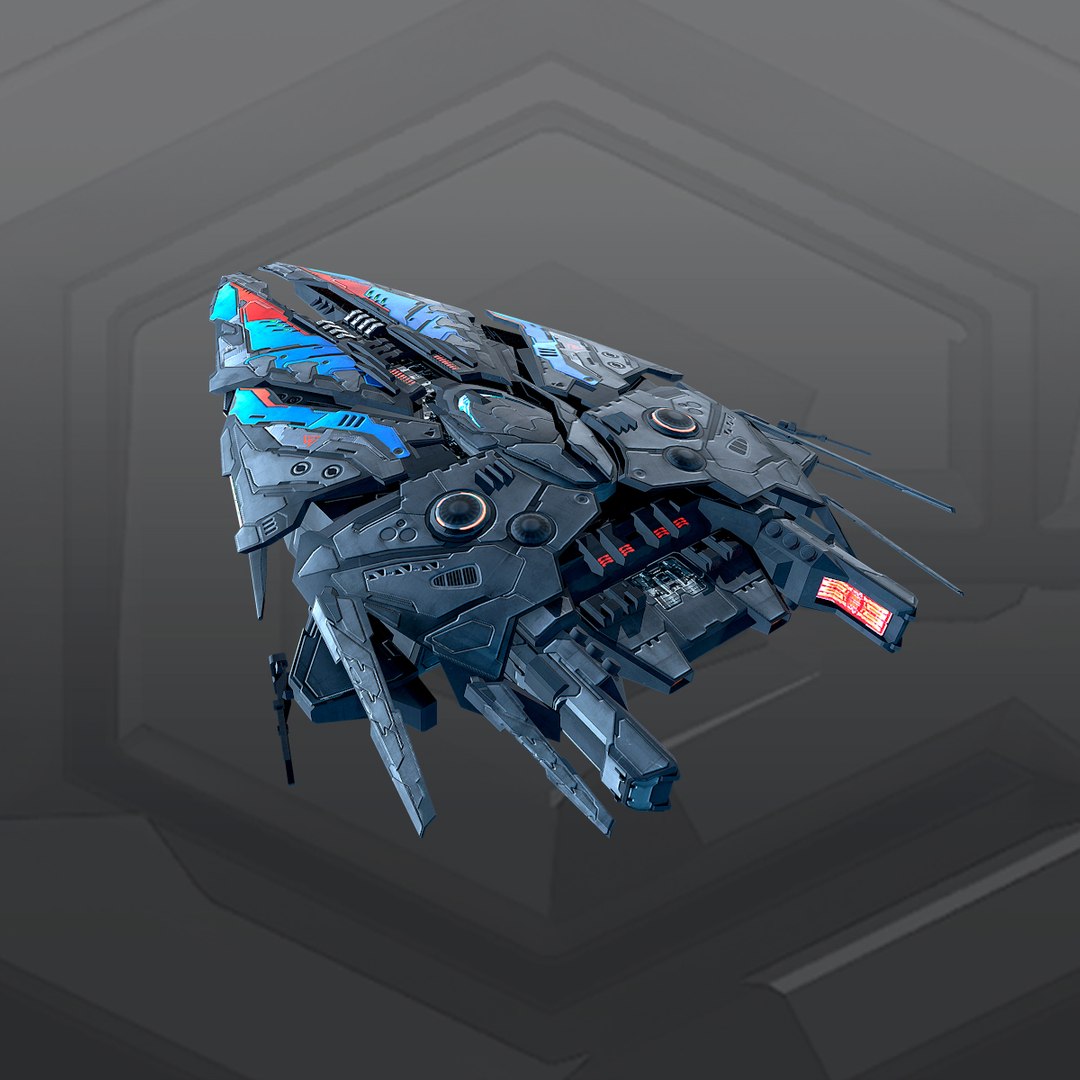 3D Sf Alien Destroyer A5 - TurboSquid 1277247