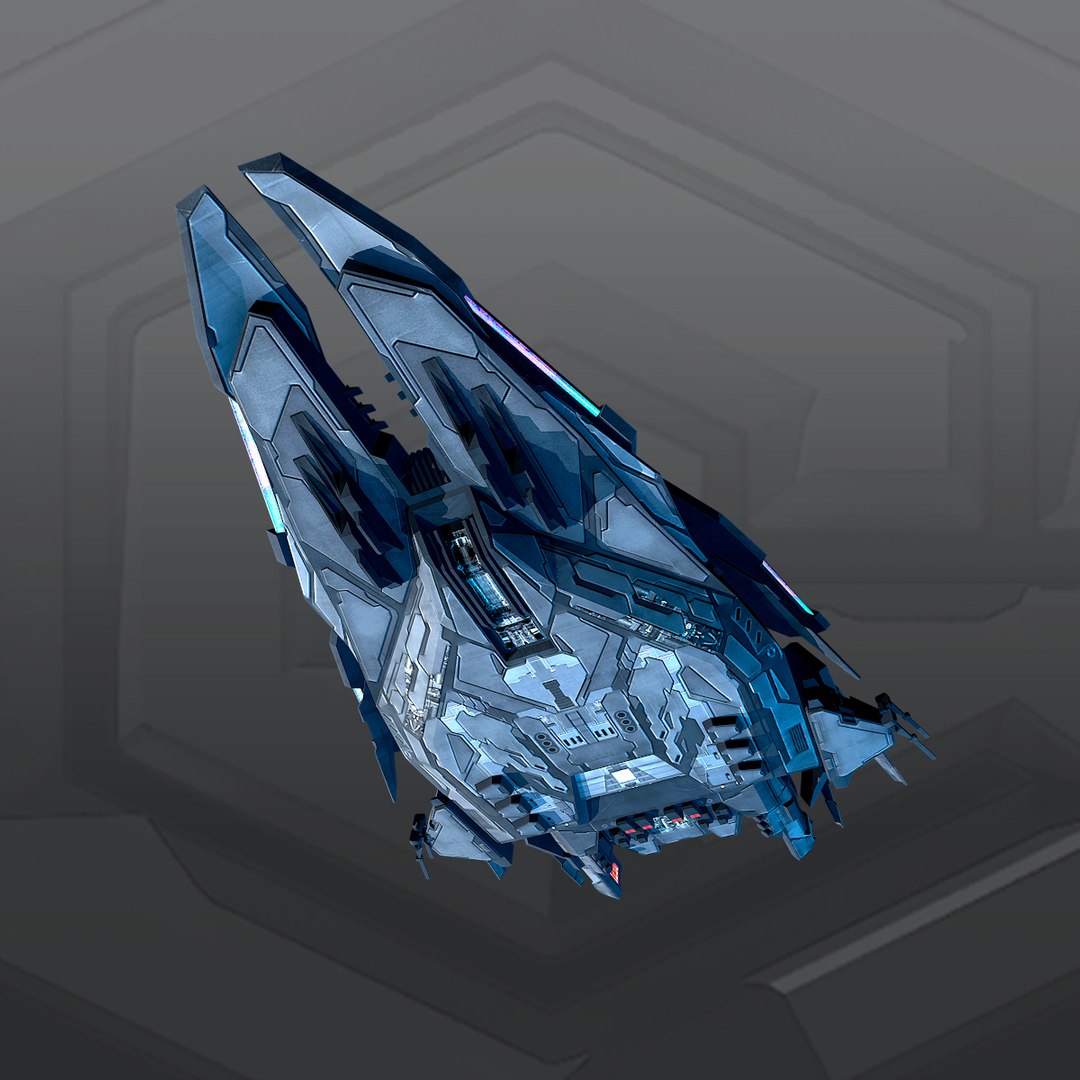 3D Sf Alien Destroyer A5 - TurboSquid 1277247