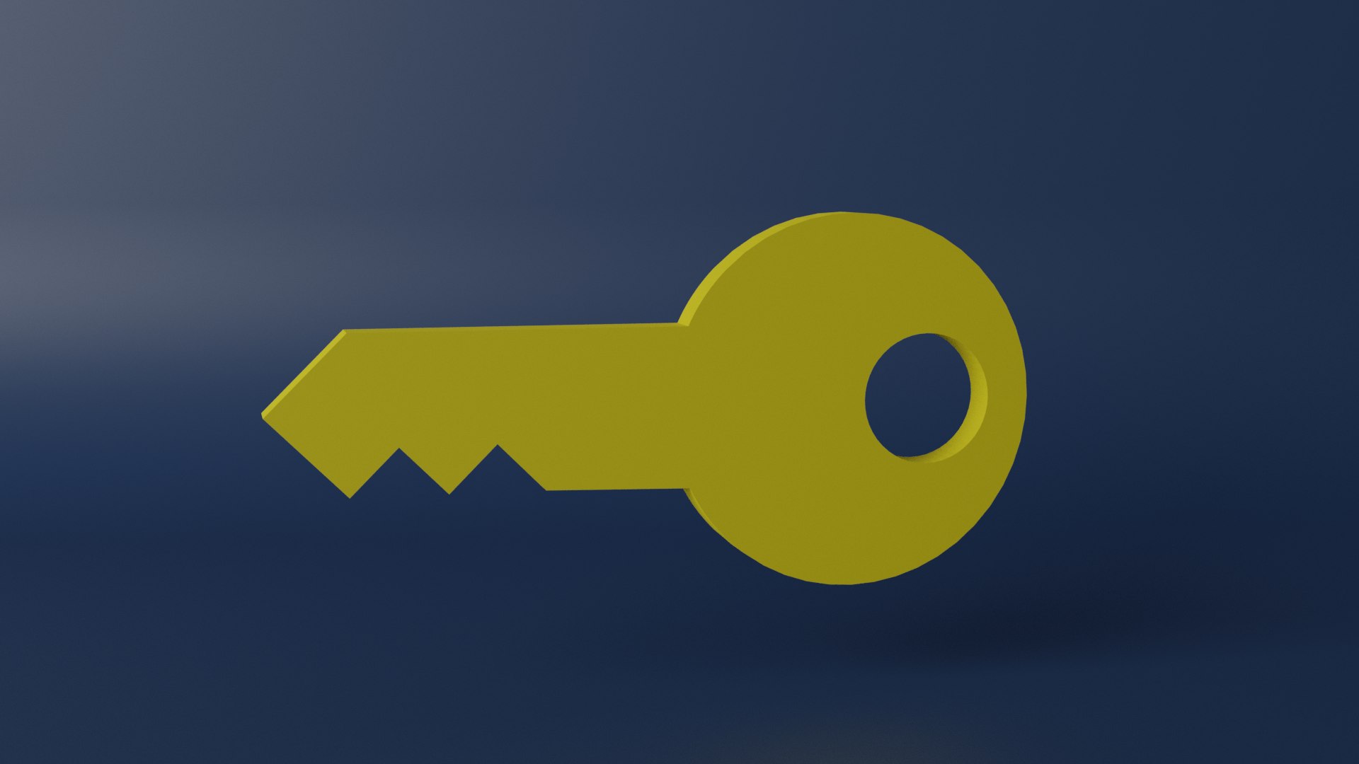 3D Cartoon Key - TurboSquid 2008854