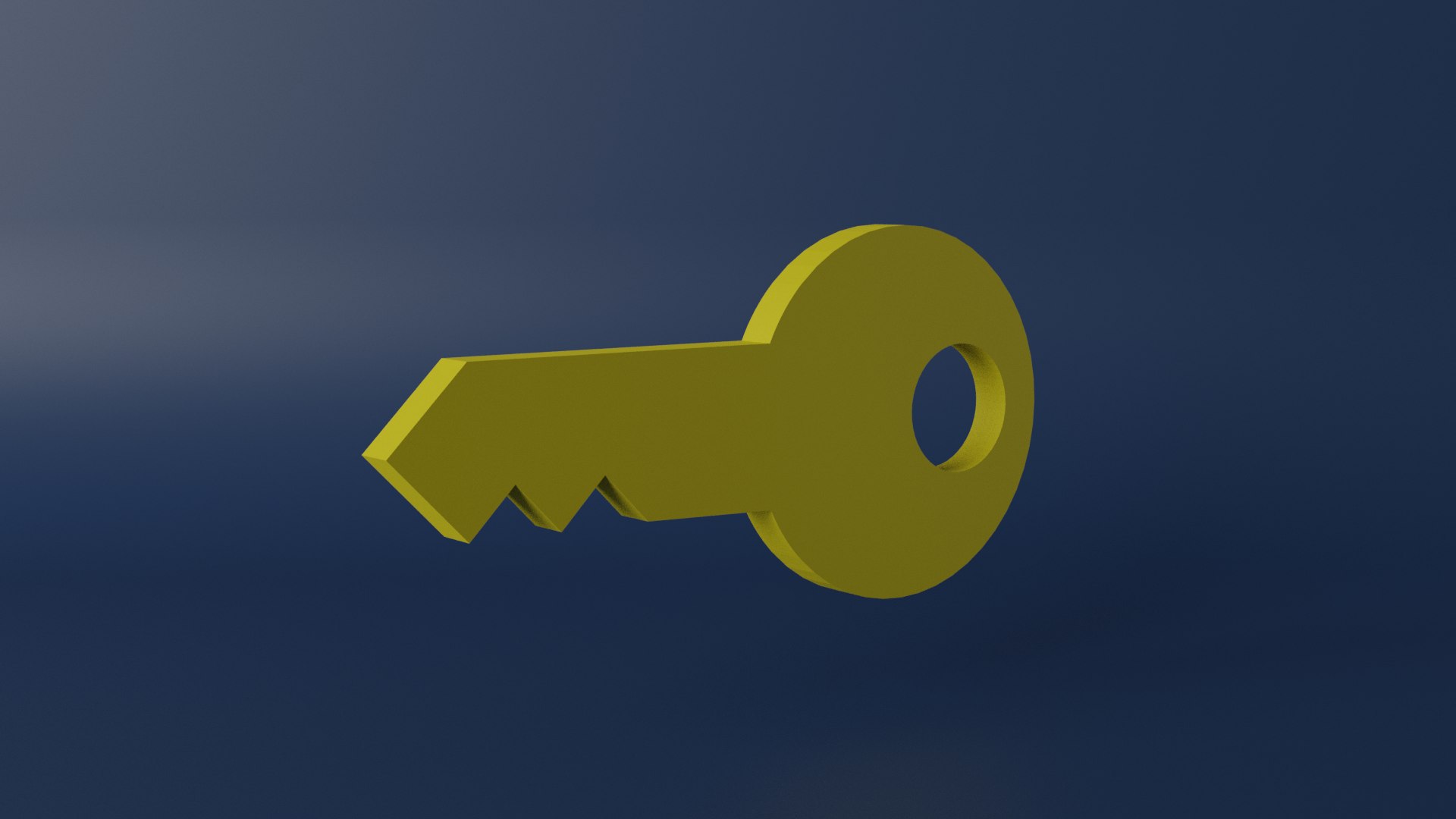 3D Cartoon Key - TurboSquid 2008854