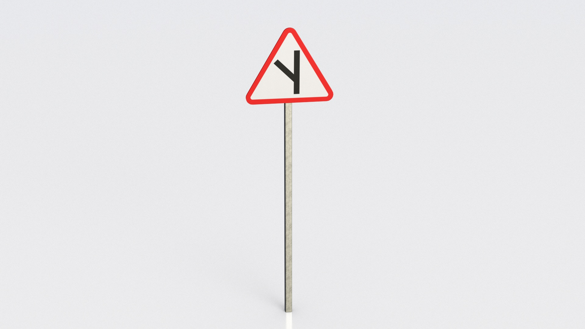 Left Side Road Road Sign 3D Model - TurboSquid 2108254