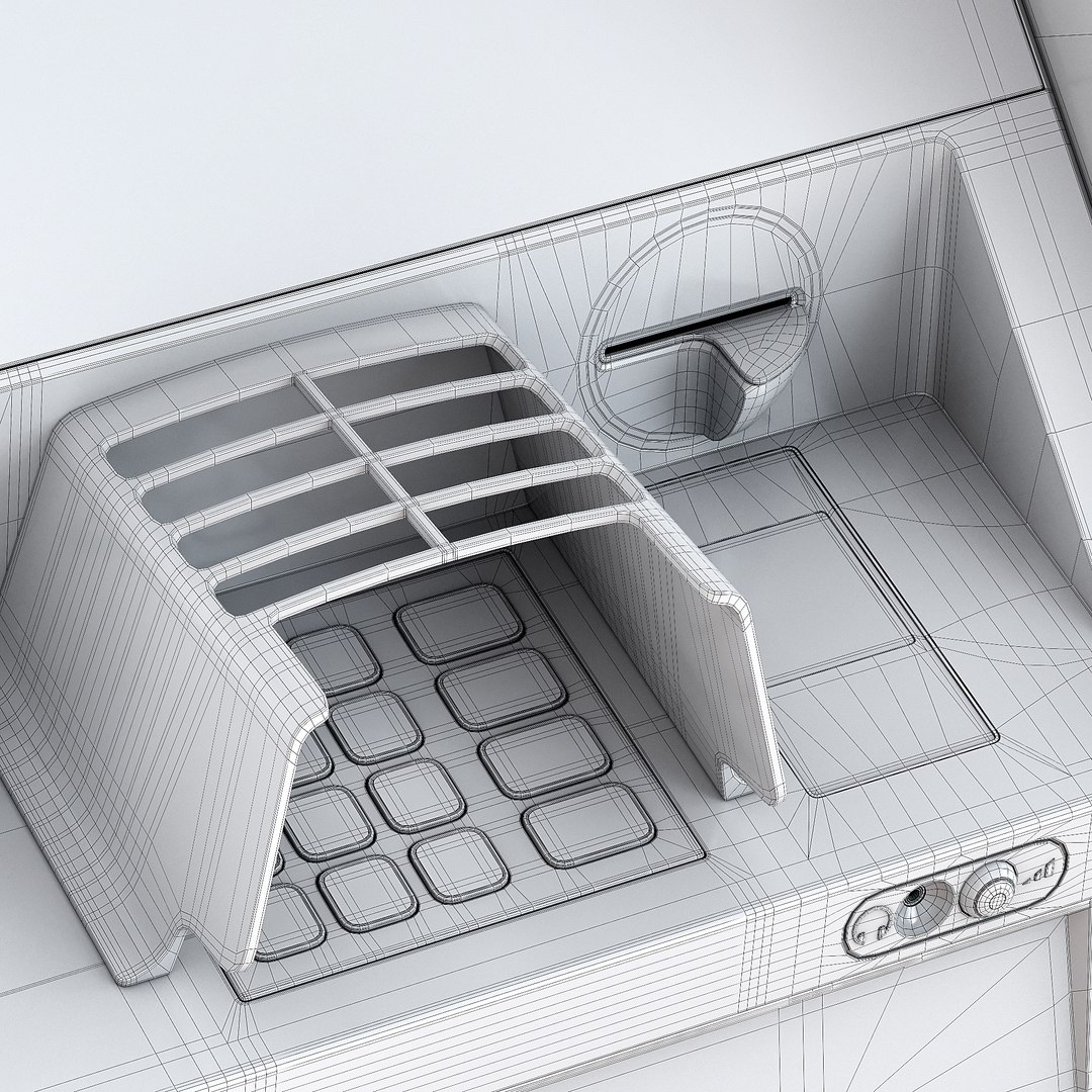3D ATM Machine - TurboSquid 1835296