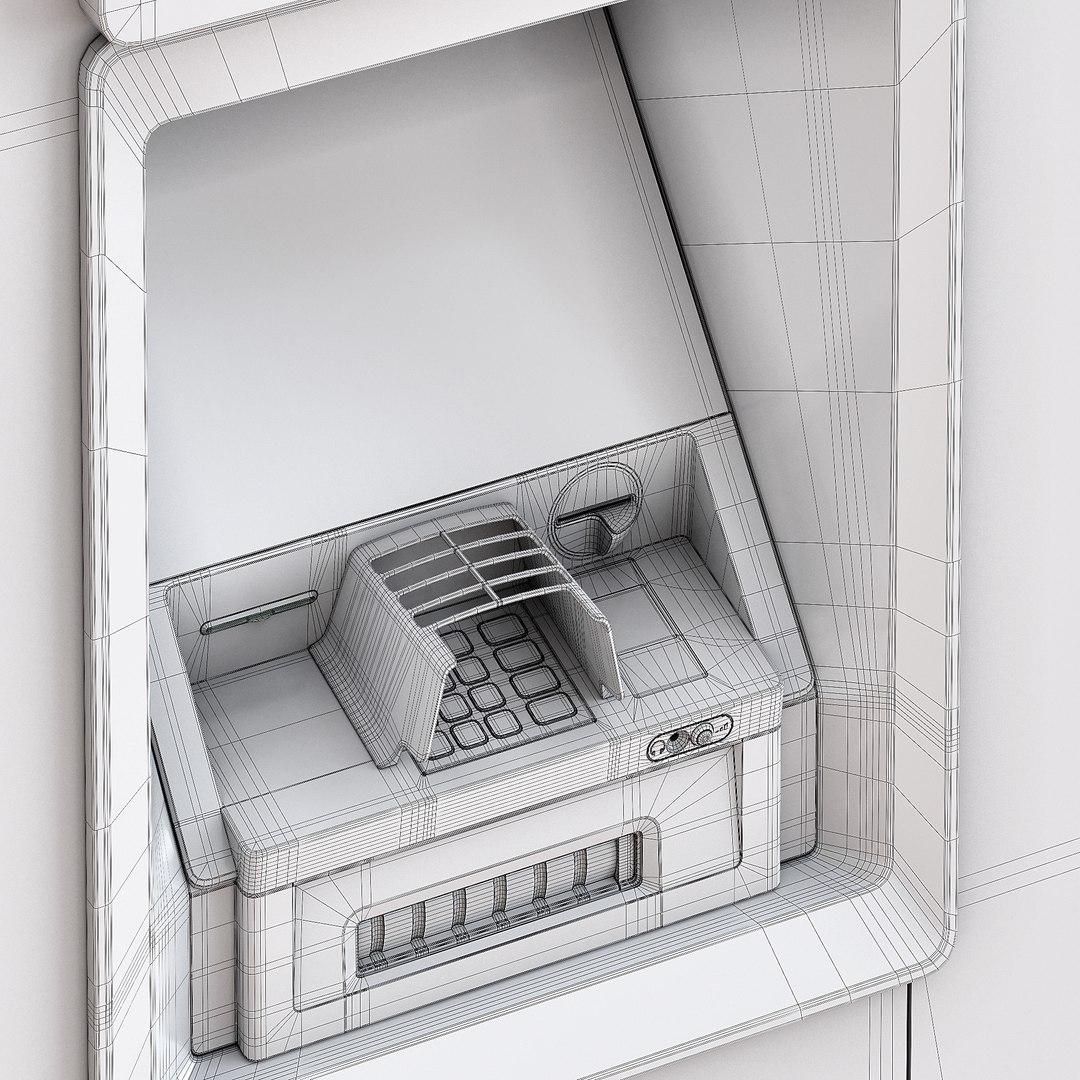 3D ATM Machine - TurboSquid 1835296