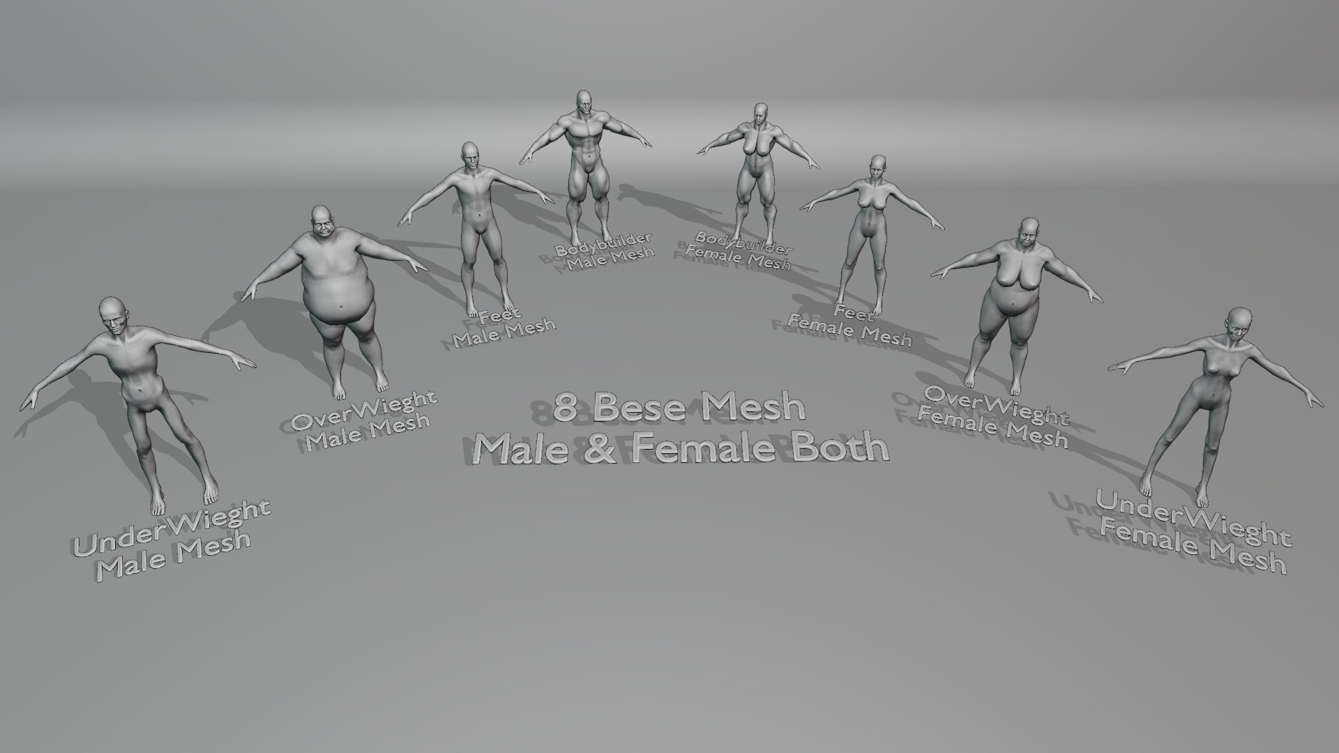 Base mesh 3D model - TurboSquid 1632384