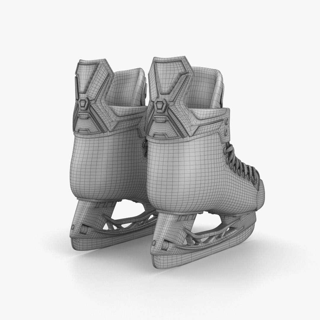 3D Model Ice Hockey Skates - TurboSquid 1744642
