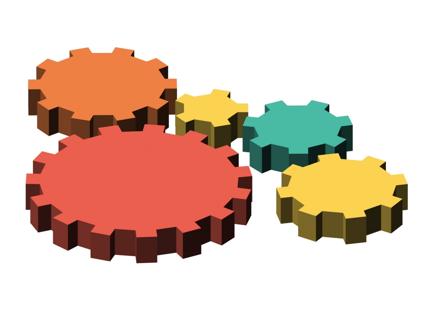 3d simple cogs