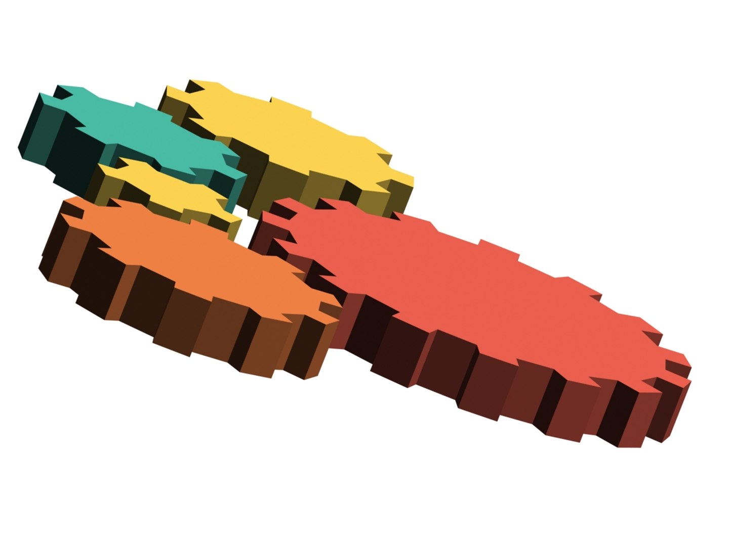 3d simple cogs