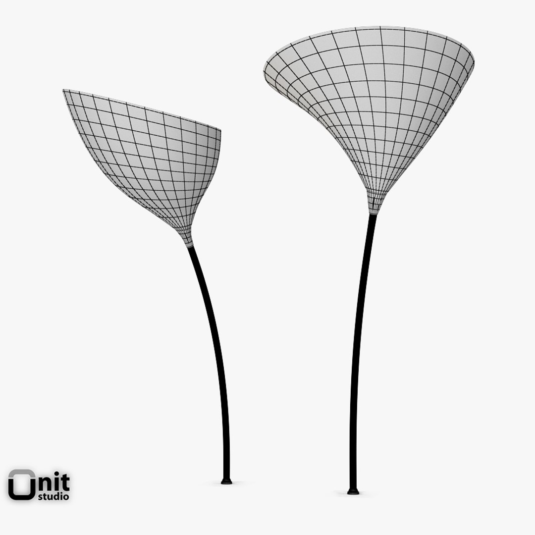 3d Model Maxxi Poppy Floor Light