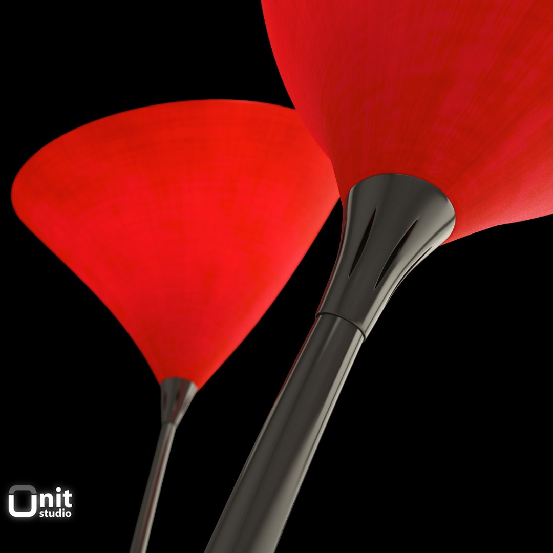 3d Model Maxxi Poppy Floor Light