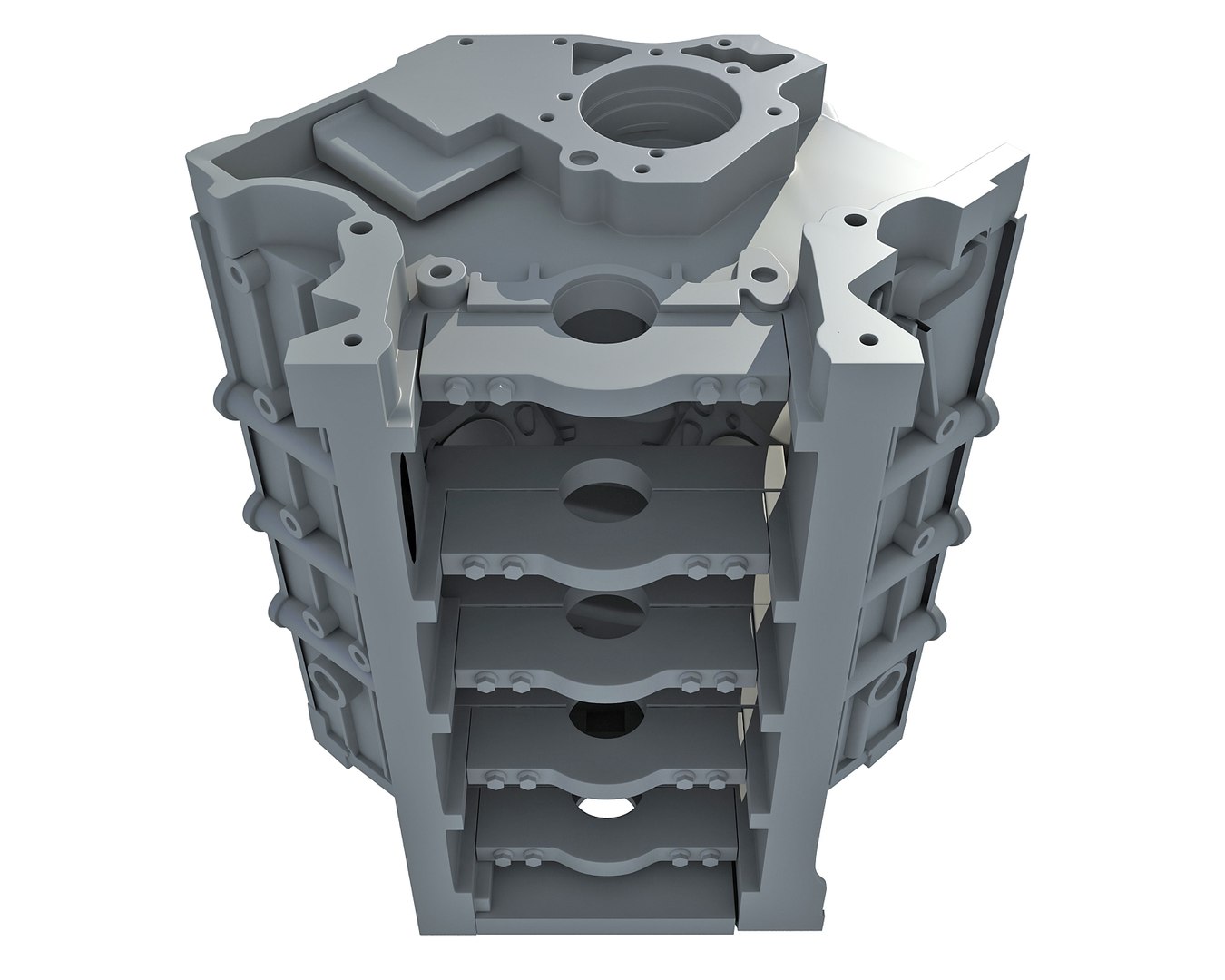 3D model v8 engine block - TurboSquid 1341905