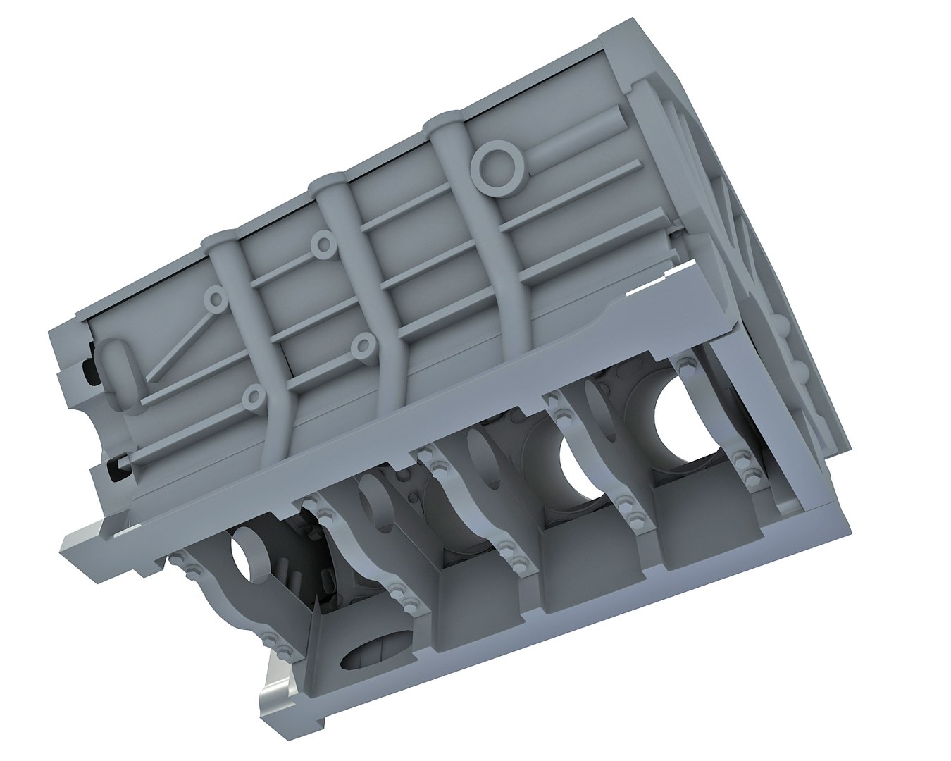 3D model v8 engine block - TurboSquid 1341905