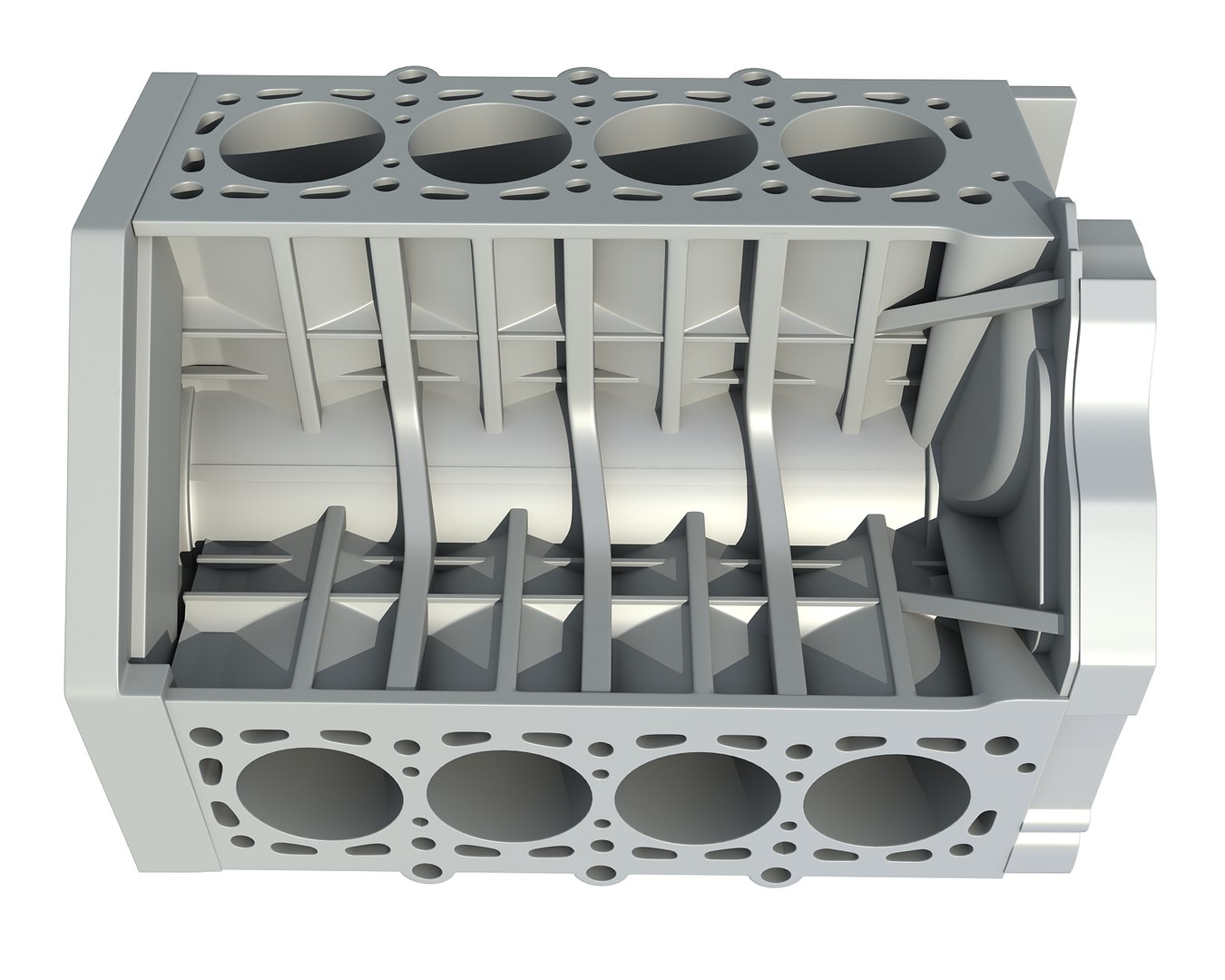 3D model v8 engine block - TurboSquid 1341905
