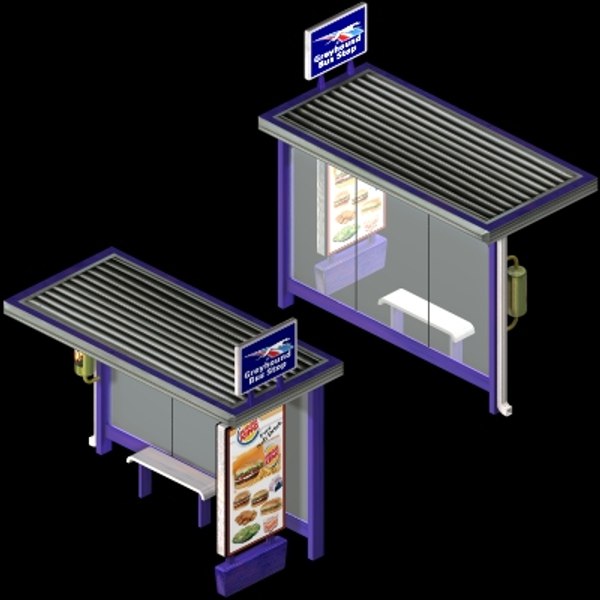 Free 3D Bus-Stop Models | TurboSquid