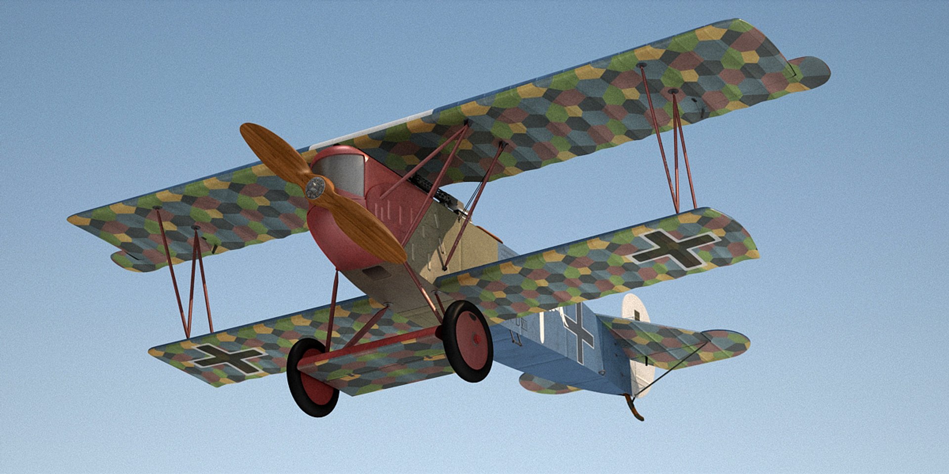 3D Model German Fokker D Vii - TurboSquid 1395970