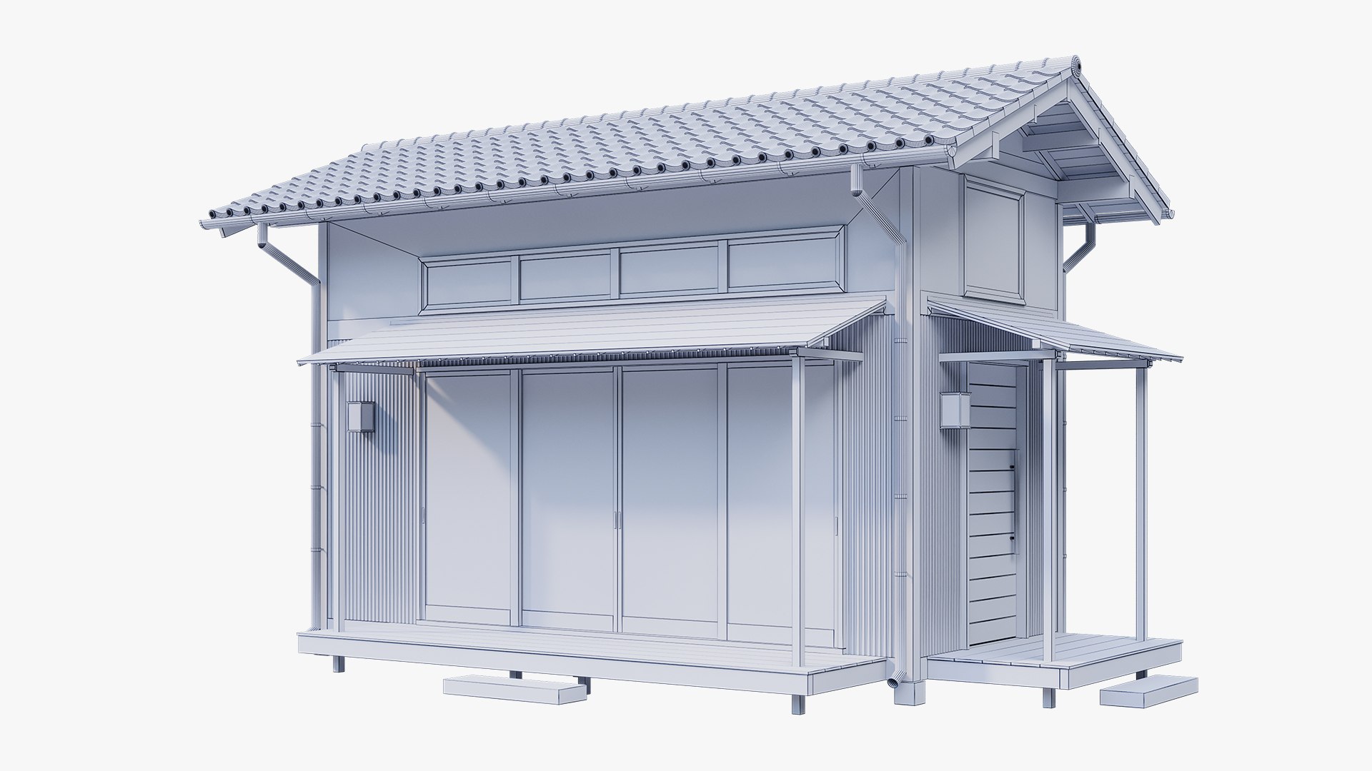 3D Japanese Style Small House Model - TurboSquid 2502818