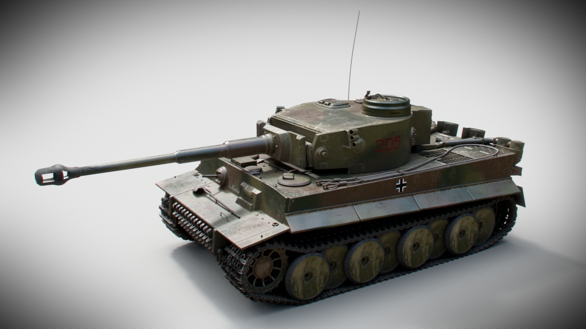 Tiger Tank 3D model - TurboSquid 1821460