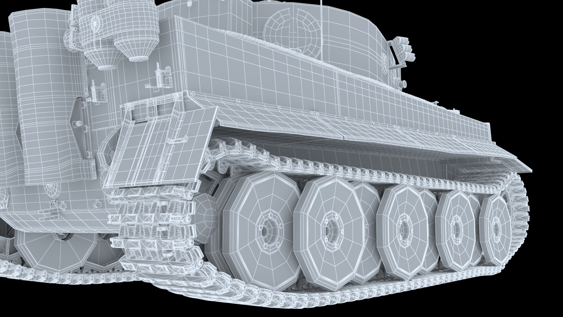 Tiger Tank 3D model - TurboSquid 1821460