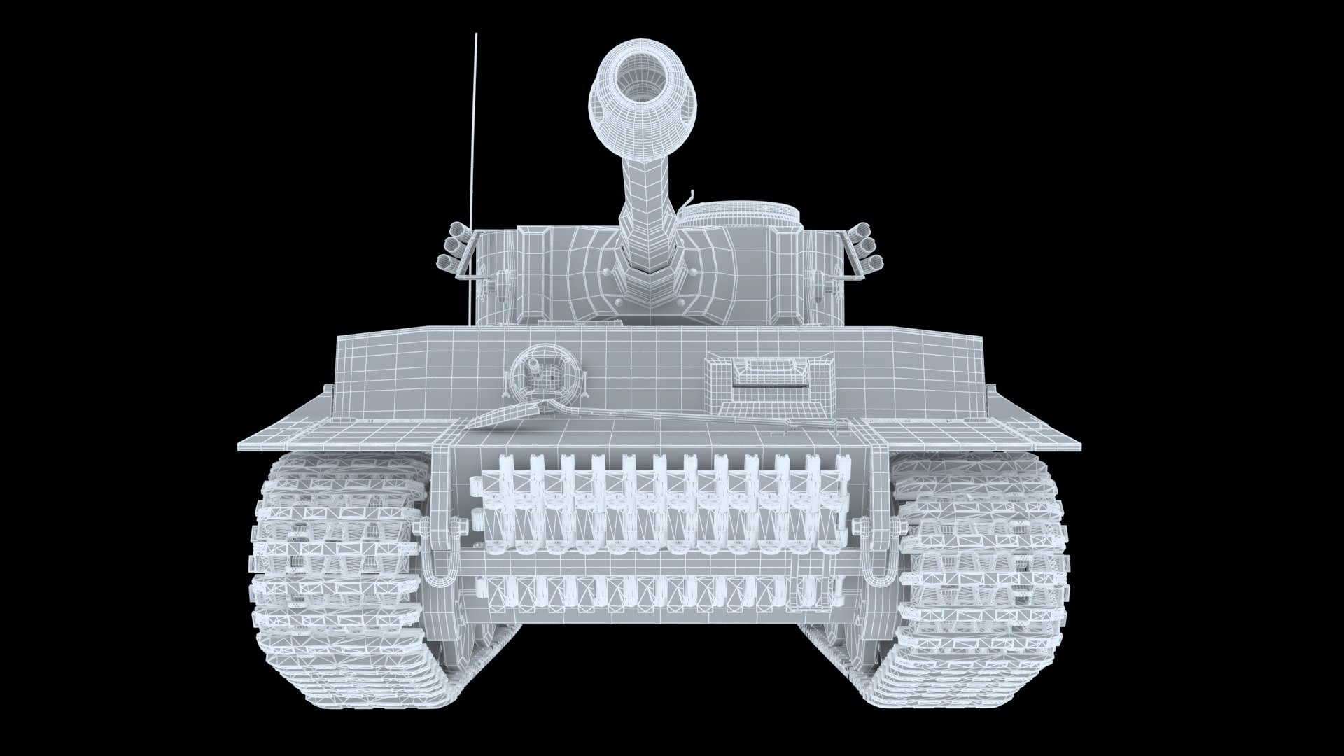 Tiger Tank 3D model - TurboSquid 1821460