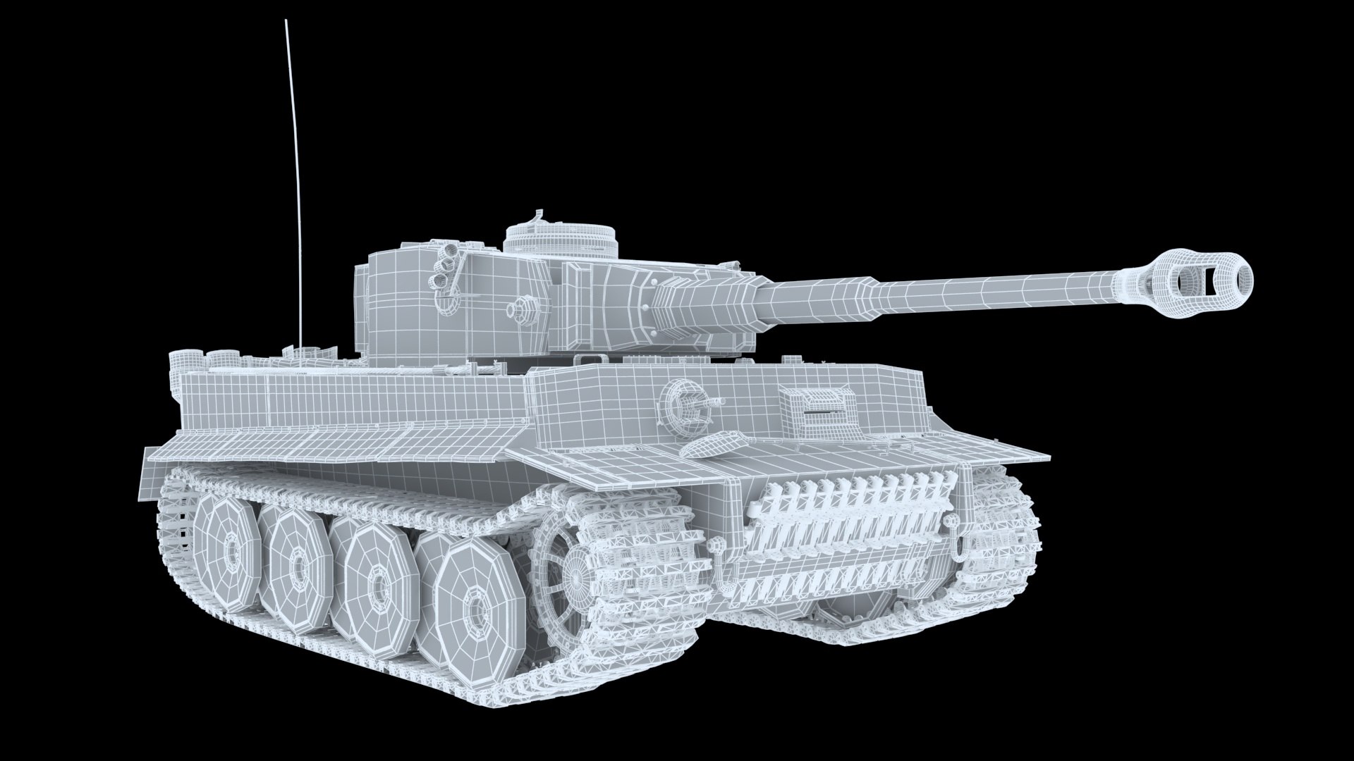 Tiger Tank 3D model - TurboSquid 1821460