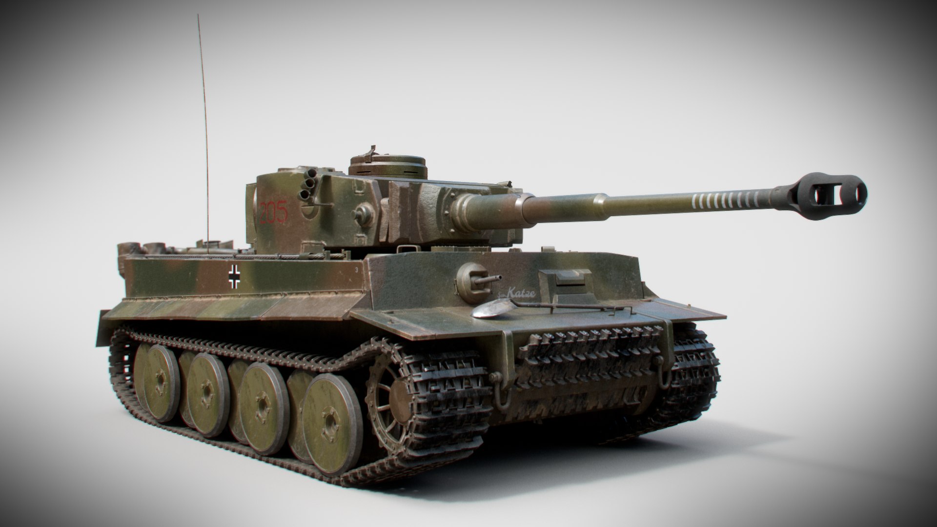 Tiger Tank 3D Model - TurboSquid 1821460