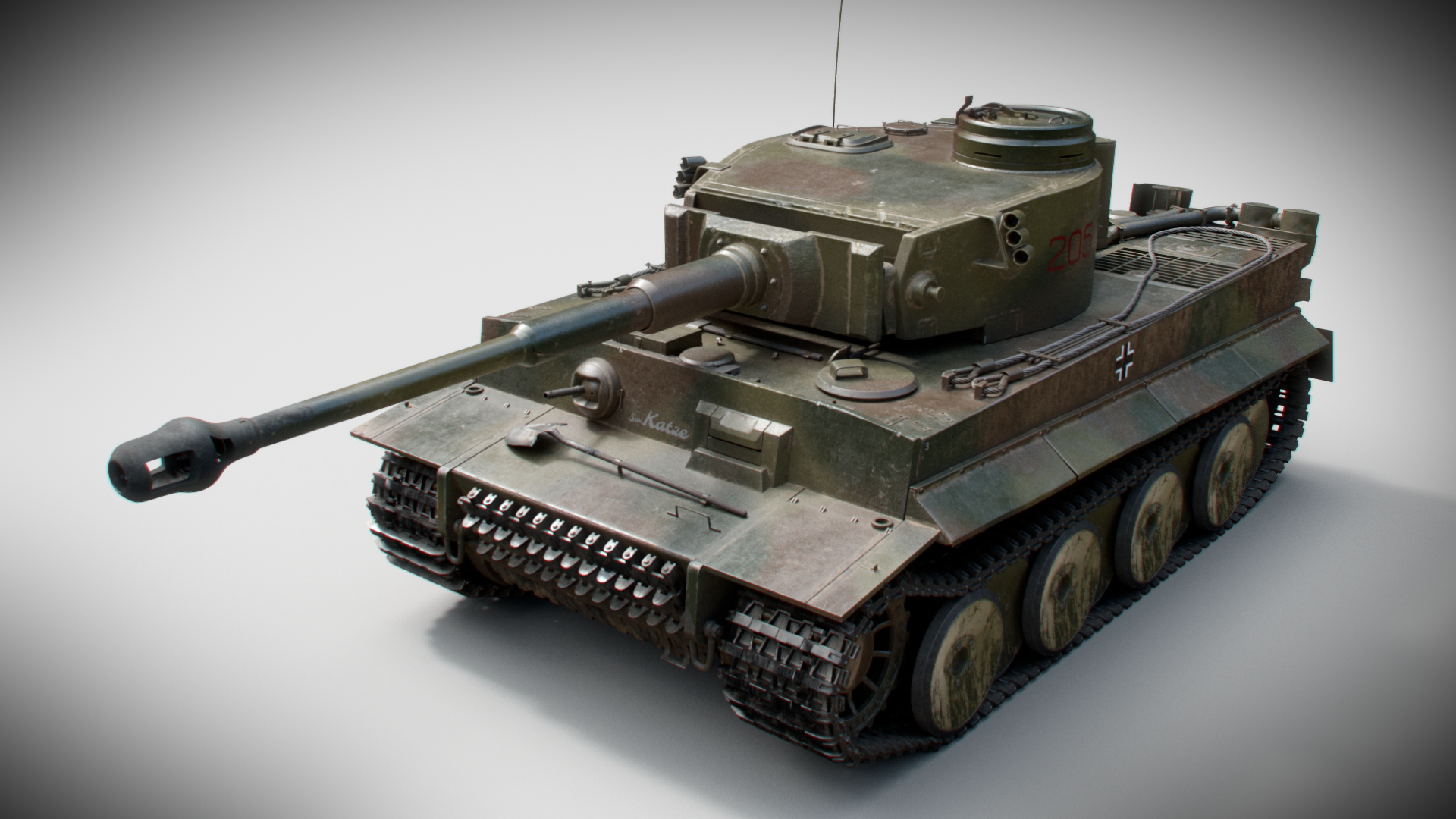 Tiger Tank 3D model - TurboSquid 1821460