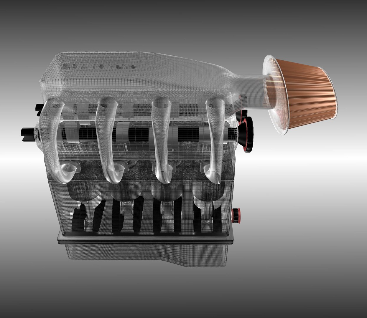 Free Intake 3d Model